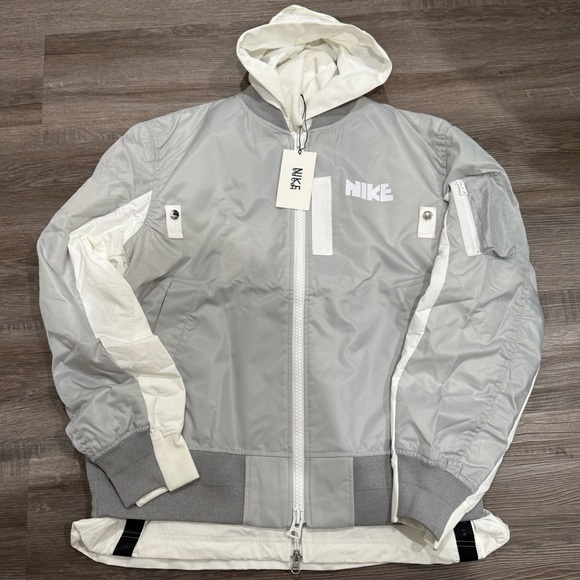 Nike | Jackets & Coats | Nike X Sacai Crossover Double Layer Contrast ...